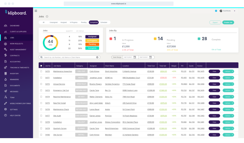 Job Management Software | Klipboard Field Service Simplified