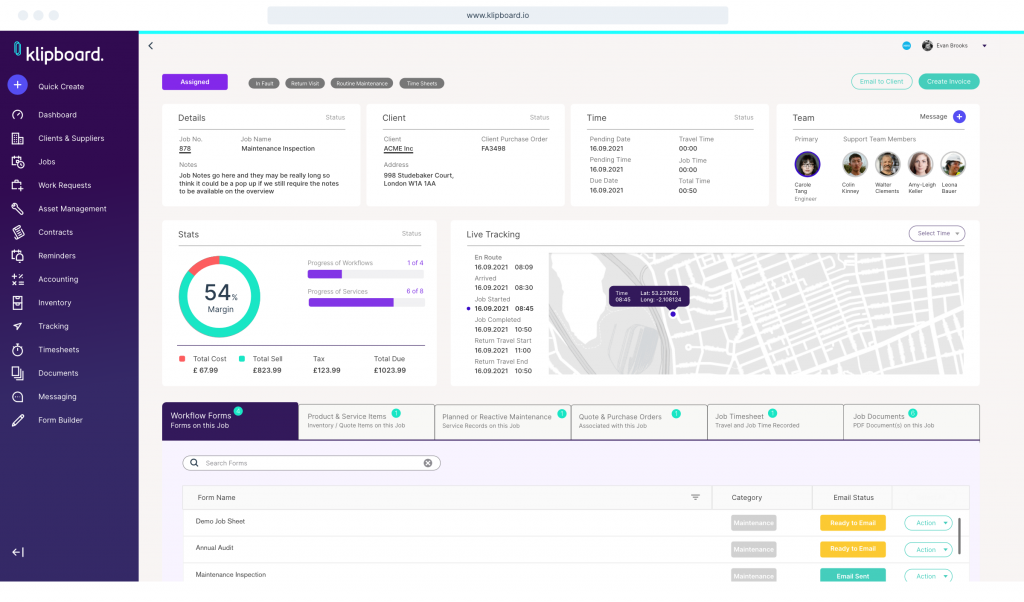 Lift & Elevator Maintenance Software | Klipboard
